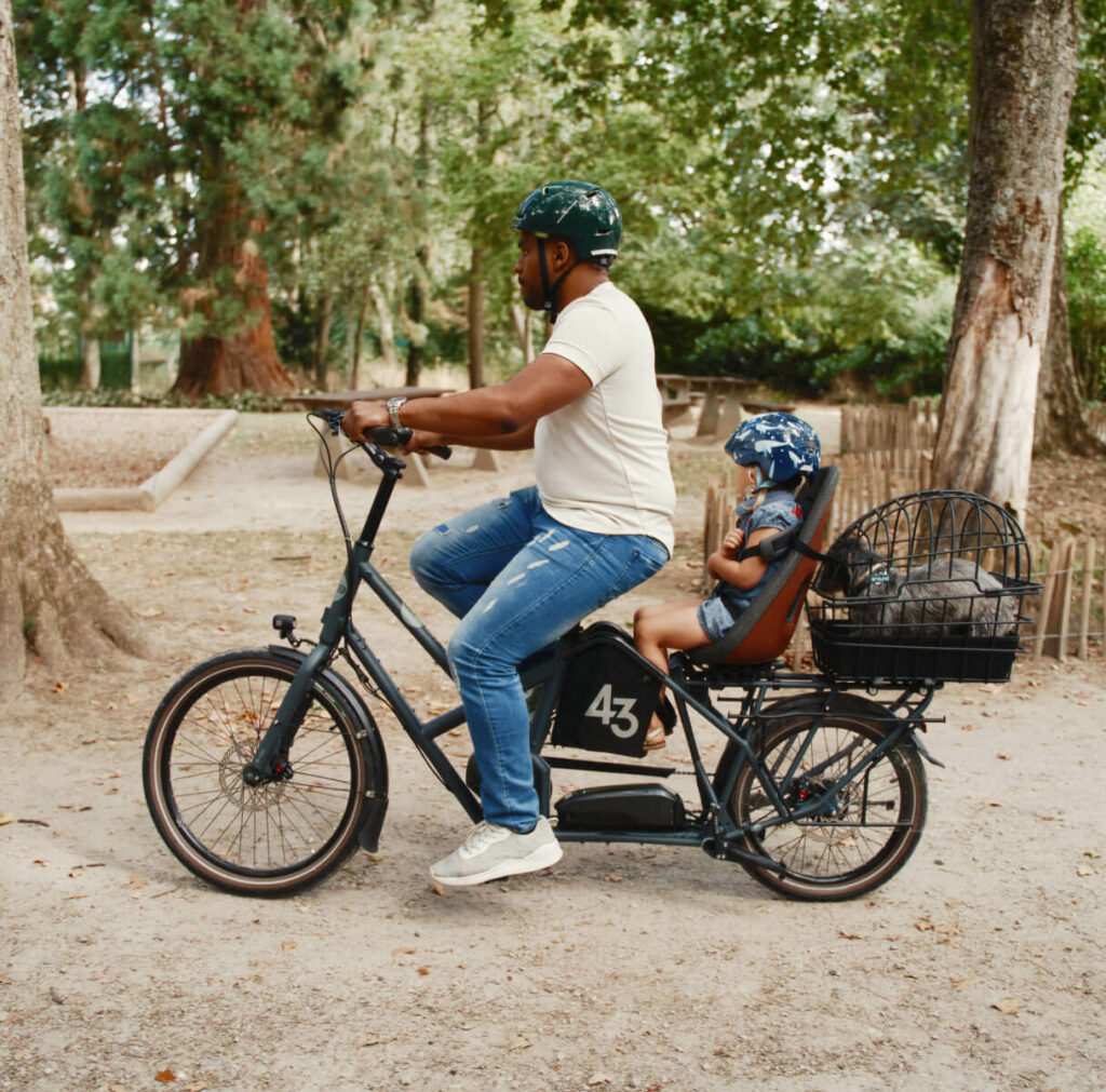 Fiets cargo longtail - Bike 43, de elektrische gezinsfiets