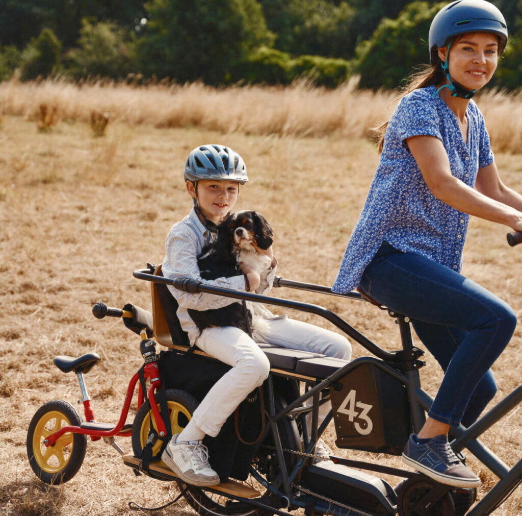Vélo cargo longtail - Vélo 43, le vélo électrique familial