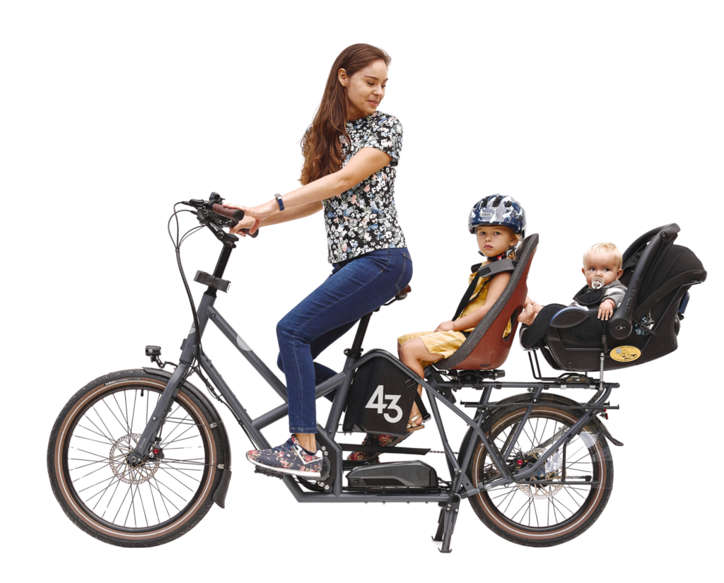Family longtail bike - Bike 43, the family electric bike
